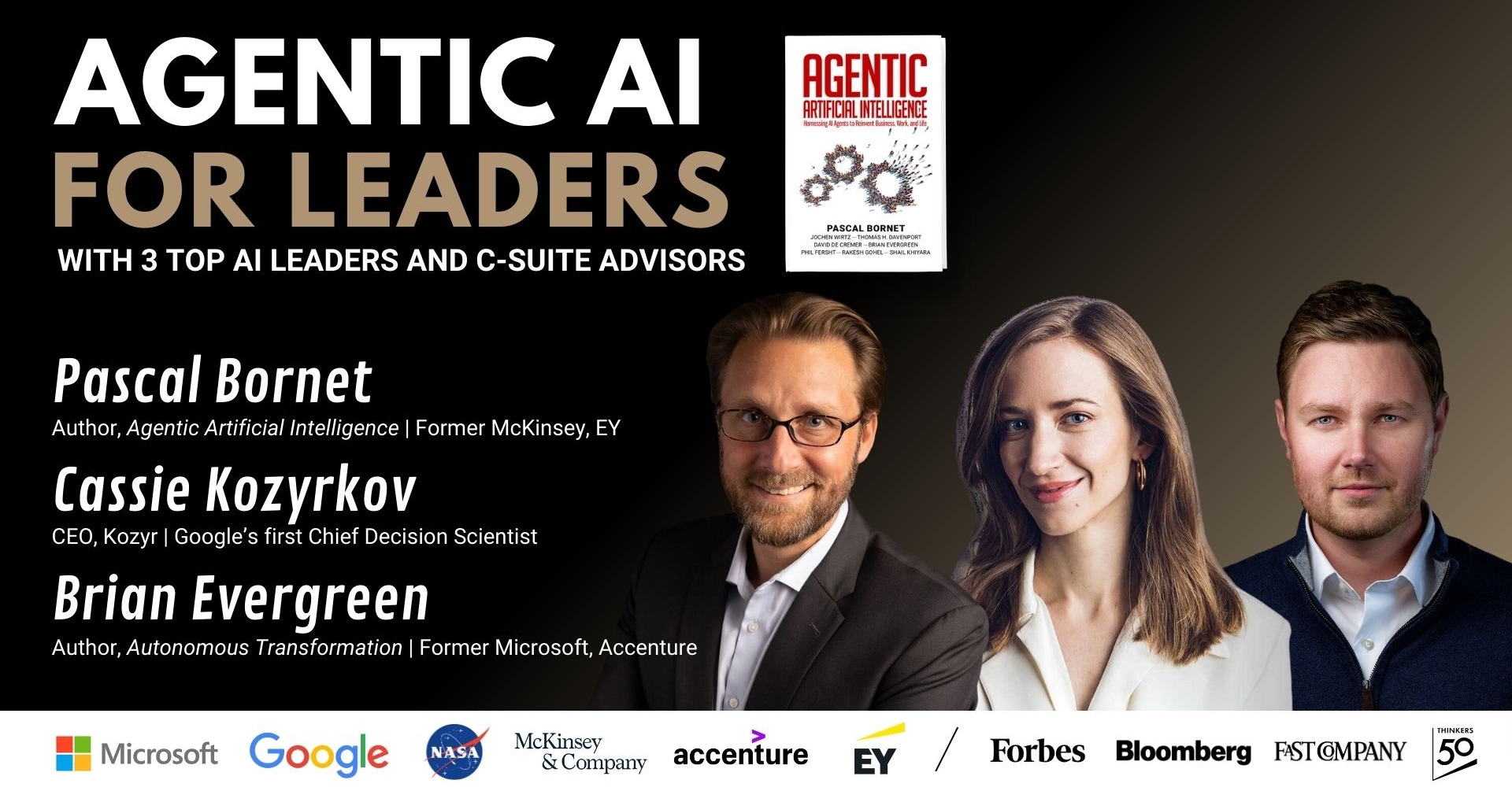 Agentic Artificial Intelligence for Leaders by Pascal Bornet, Cassie Kozyrkov, and Brian ...